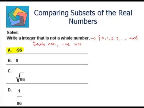 Real Numbers And Subsets