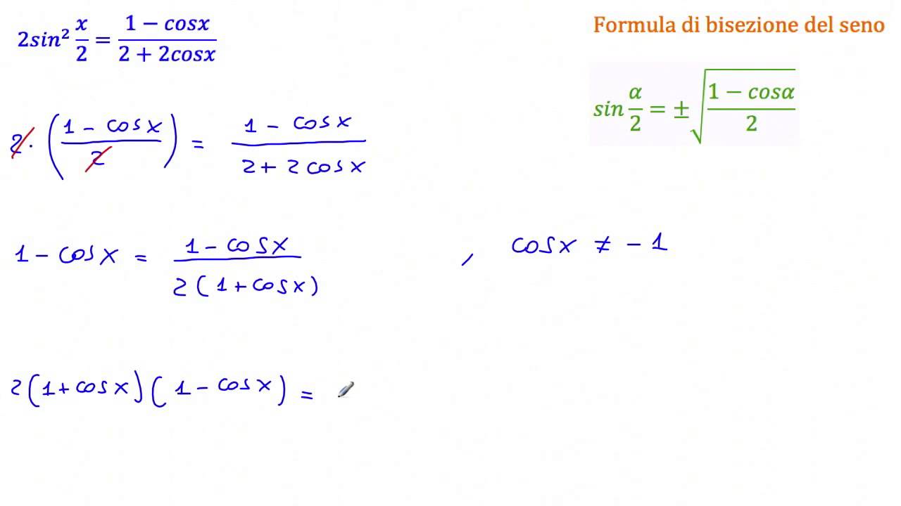 Equazione Goniometrica bisezione 2 sin x 2 1 cos x 2 2cos equazione-goniometrica-bisezione-2-sin-x-2-1-cos-x-2-2cos