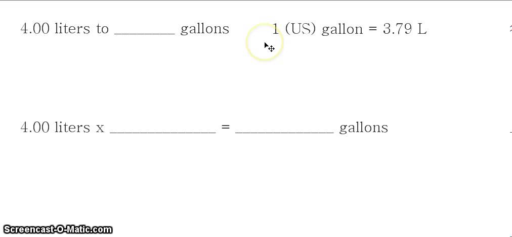 Unit Conversion 4 00 Liters To Gallons YouTube unit-conversion-4-00-liters-to-gallons-youtube