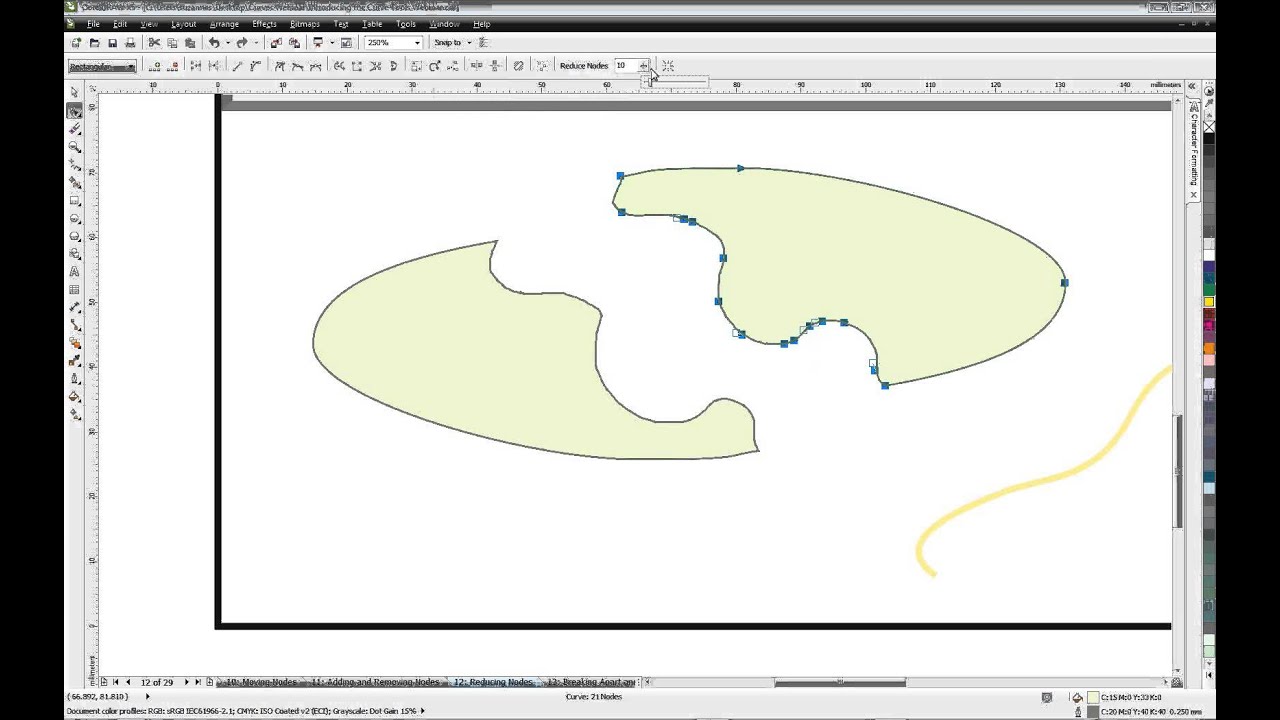 CorelDRAW Tutorial Introducing CorelDRAW Graphics Suite X5 Curve 