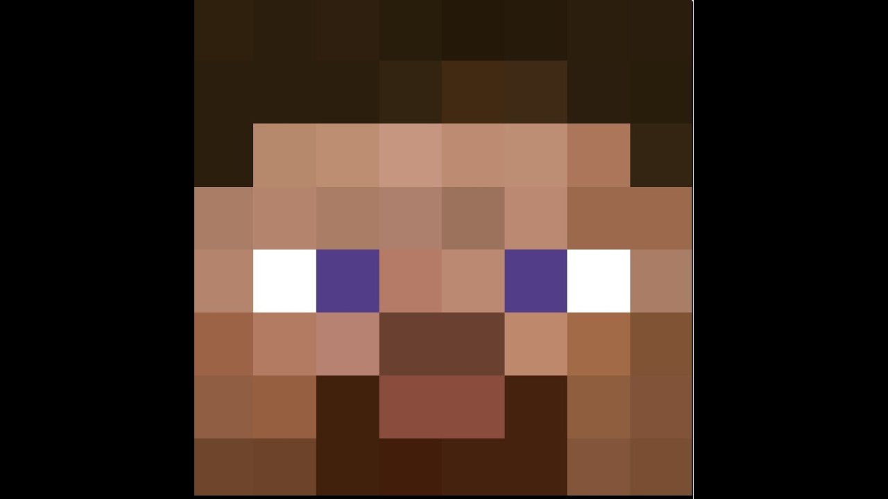 Como Hacer Una Cabeza De Steve En Minecraft De Bloques Youtube