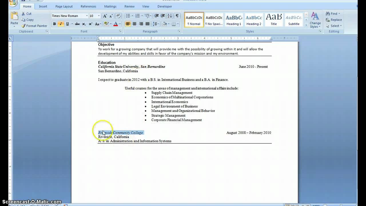 How To Write A Resume With Little Or No Job Experience YouTube