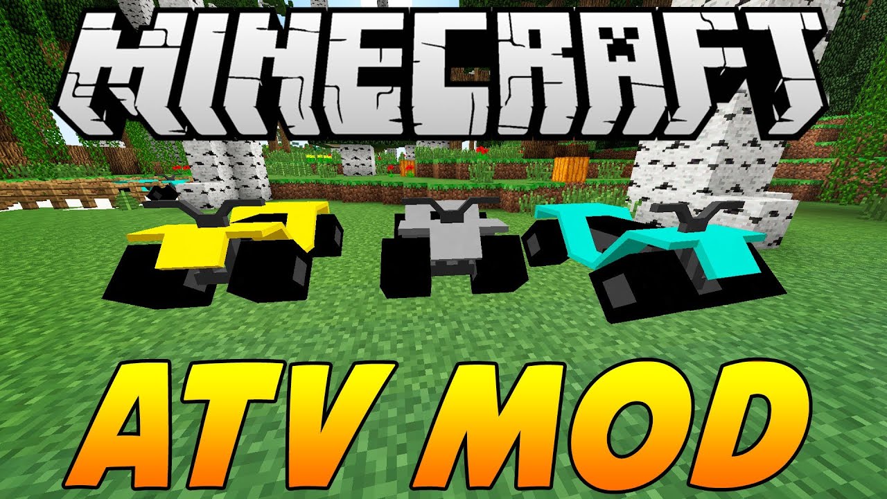 MINECRAFT: ATV MOD 1.7.2 | ¡QUADS SUPER ÉPICOS! - YouTube