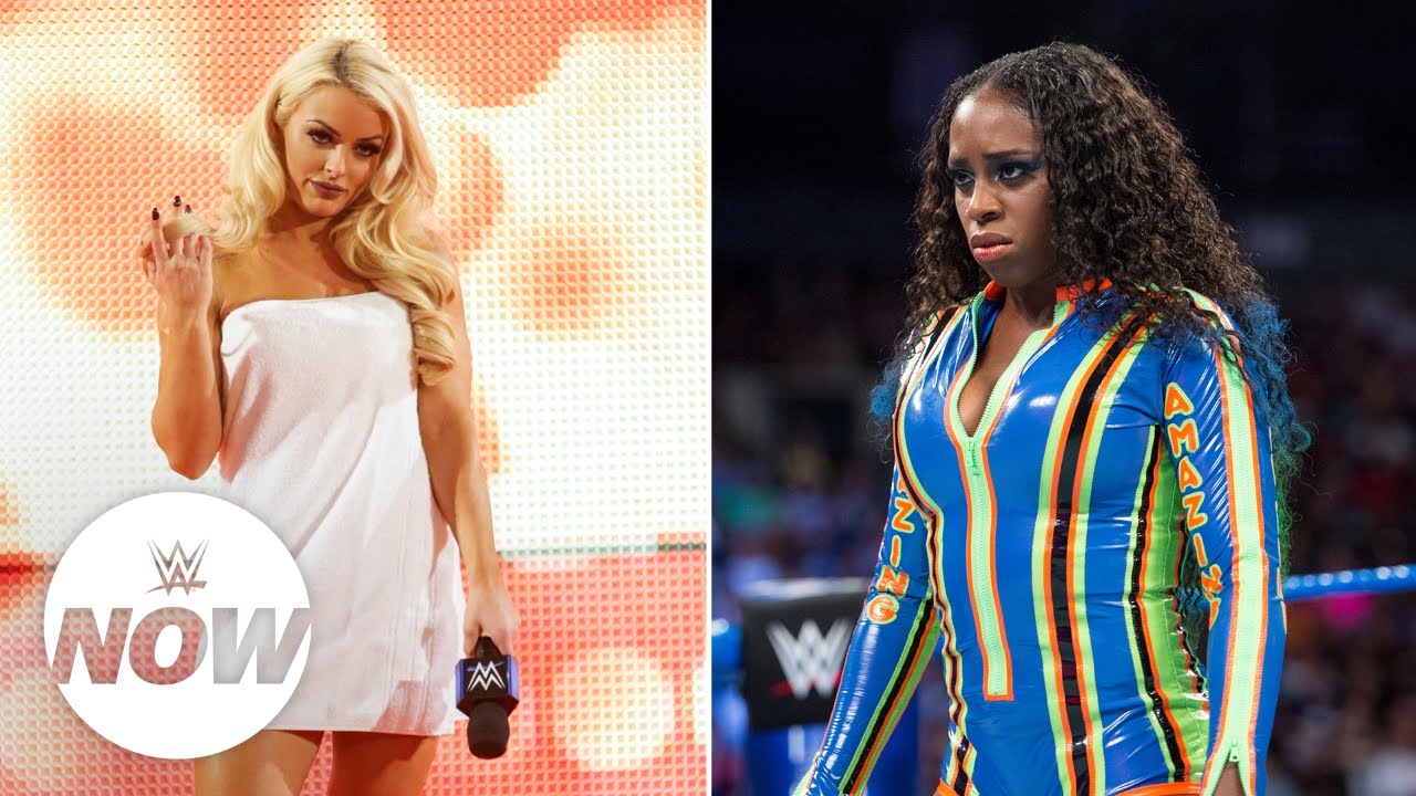 Video Naomi Is Not Happy With Mandy Rose Talking To Her Husband Wrestling Inc