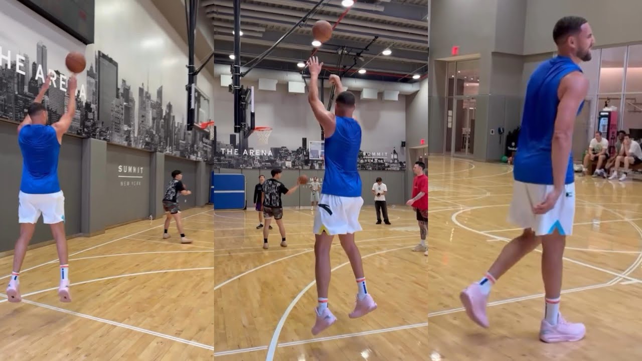 情場得意的Klay Thompson訓練時勢不可擋，彈無虛發地連續命中70球三分！ | NBA地域 | 籃球地帶 - FanPiece