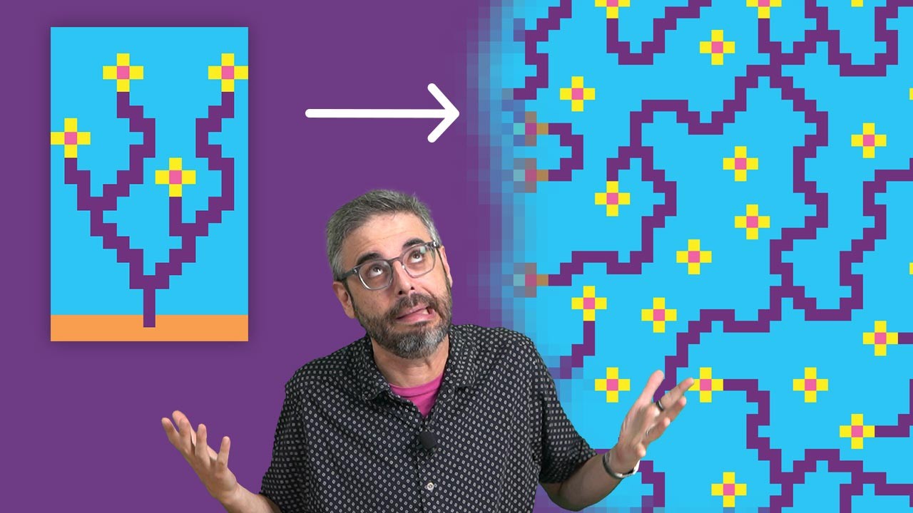 Coding Challenge 186 Wave Function Collapse Overlapping Model