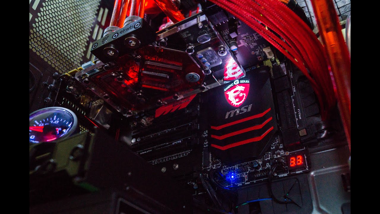 Confira a montagem de um water cooler custom com tubulação rígida ...