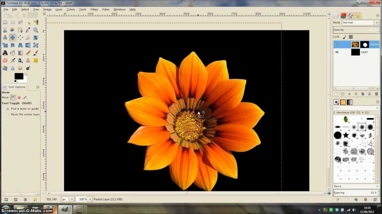GIMP Tutorial Using The Paths Tool To Cut Around An Image YouTube