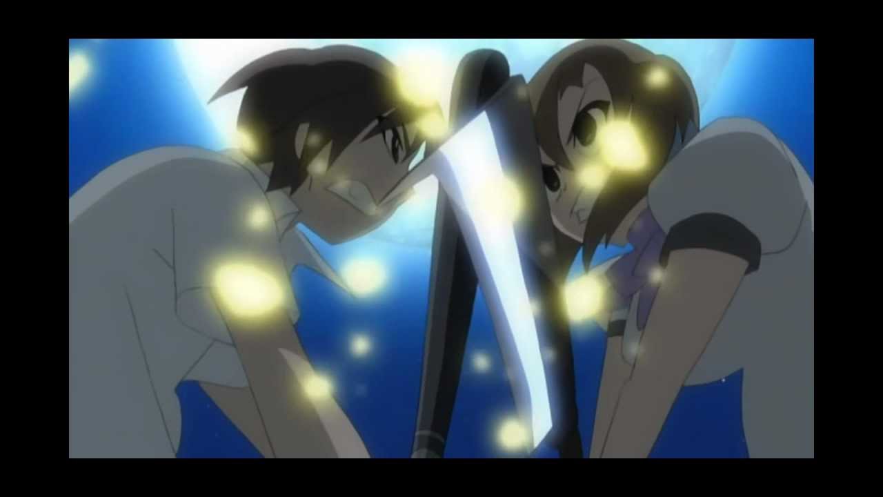 Higurashi No Naku Koro Ni Keiichi And Rena Fight Scene Youtube
