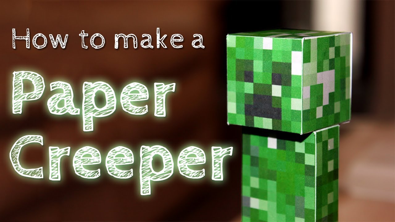 How To Make A Paper Creeper YouTube