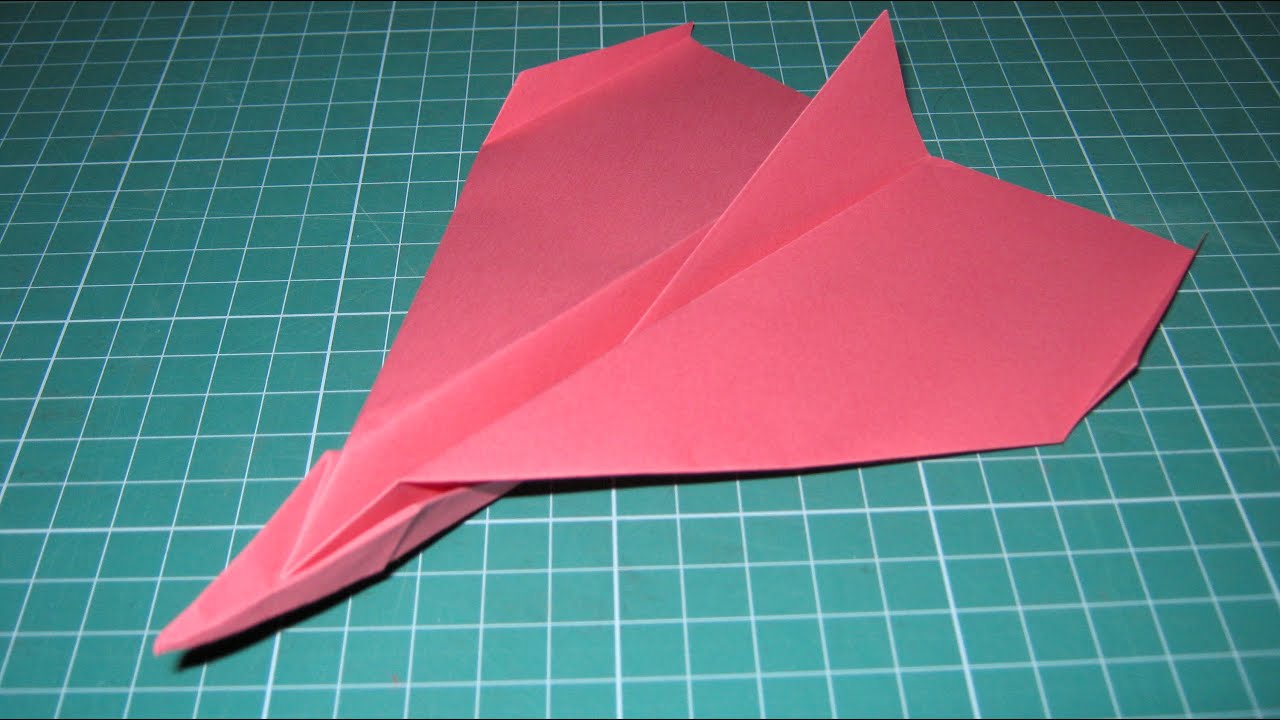 Origami Tutorial Paper Airplane Glider That Flies Far YouTube