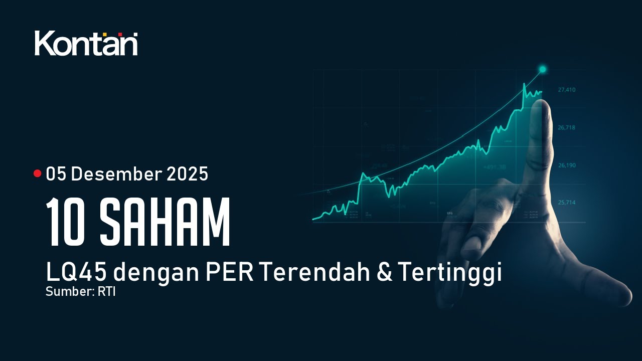 IHSG Tak Bertenaga Hari ini, 10 Saham LQ45 dengan PER Terendah ...