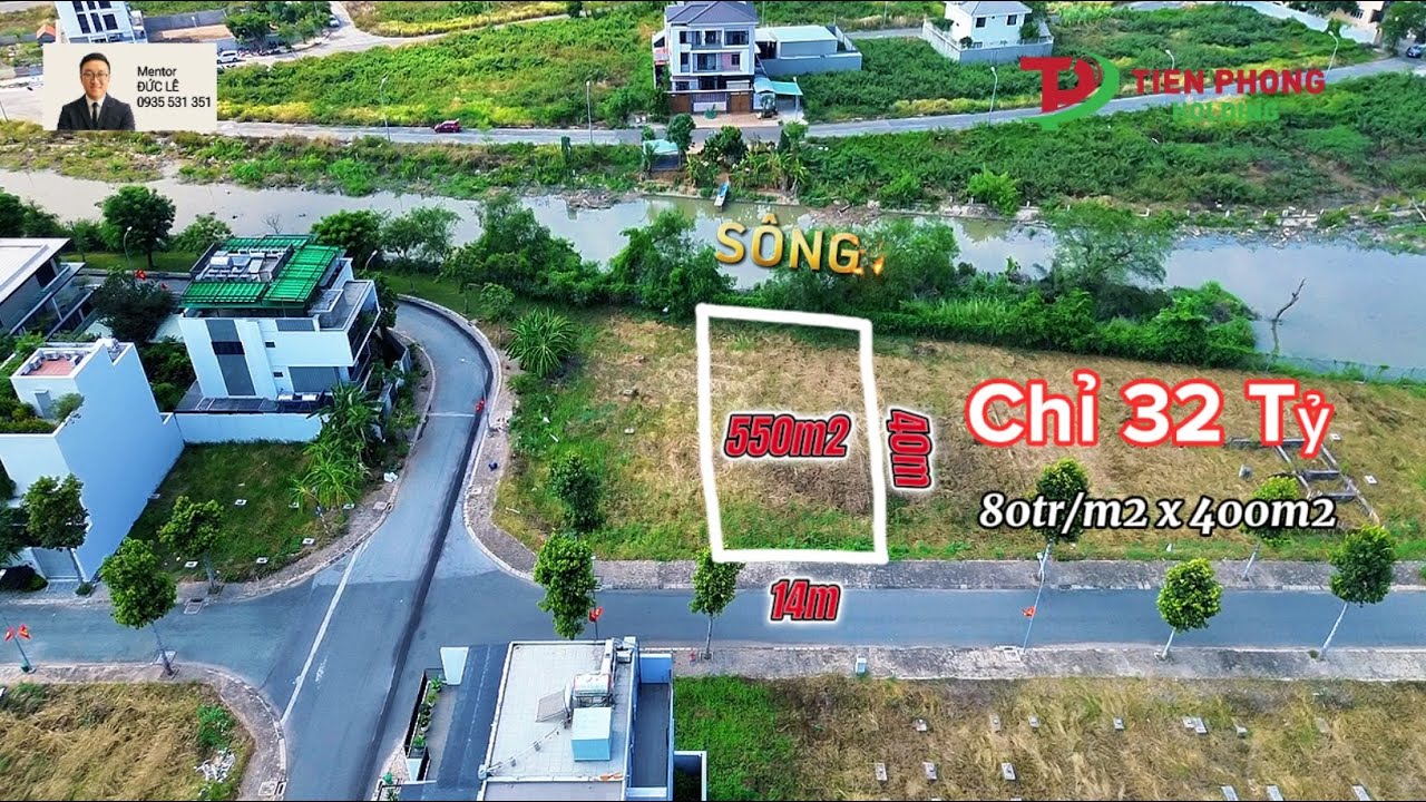 Bán đất Nam Phan Kikyo Residence, nền biệt thự đơn lập ven sông, 14x29m ...