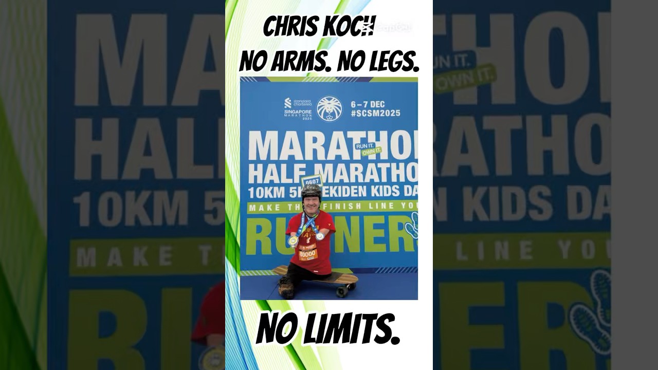 runner with no arms no legs | PrisChew Dot Com