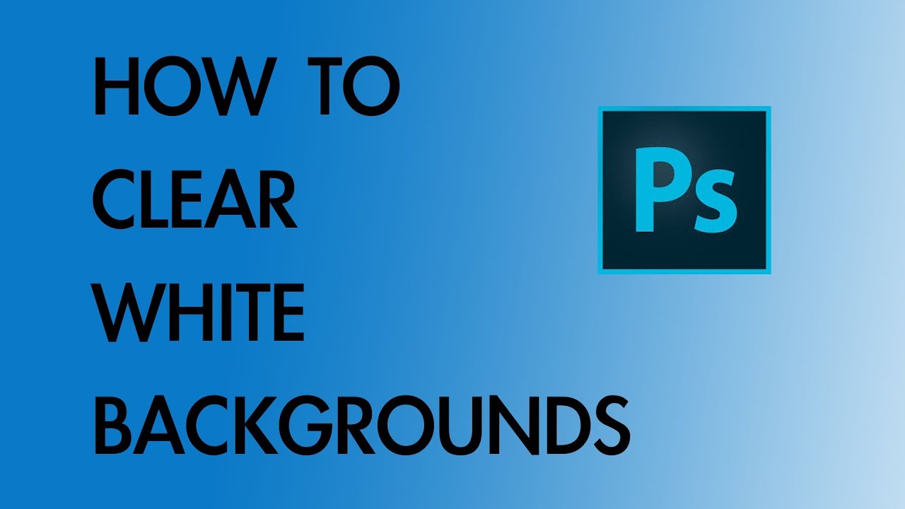 How To Remove White Background In Photos Photoshop CC YouTube