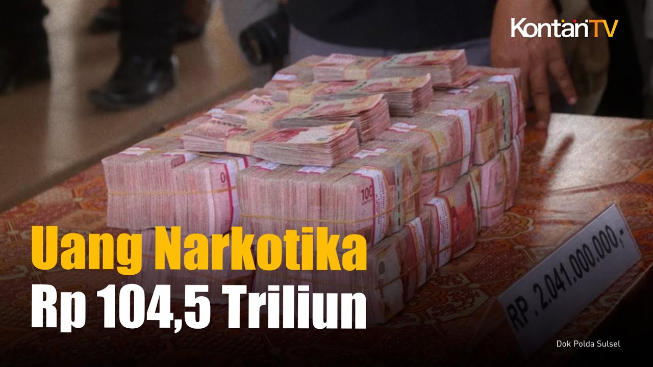 Perputaran Narkotika Rp 104,5 Triliun