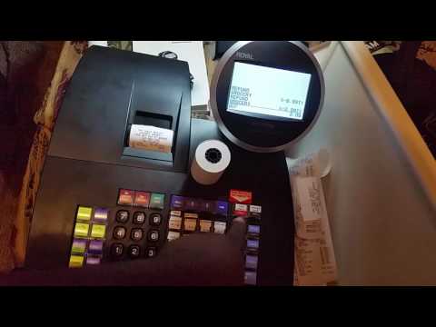 Royal 6000ML Black Cash Register 89404R with Digital Display
