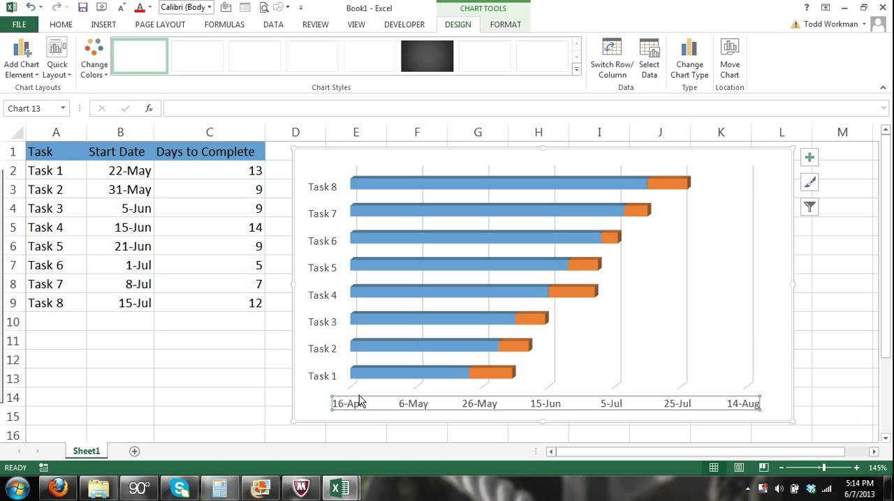 Download Gantt Chart Excel Add In Gantt Chart Excel Template