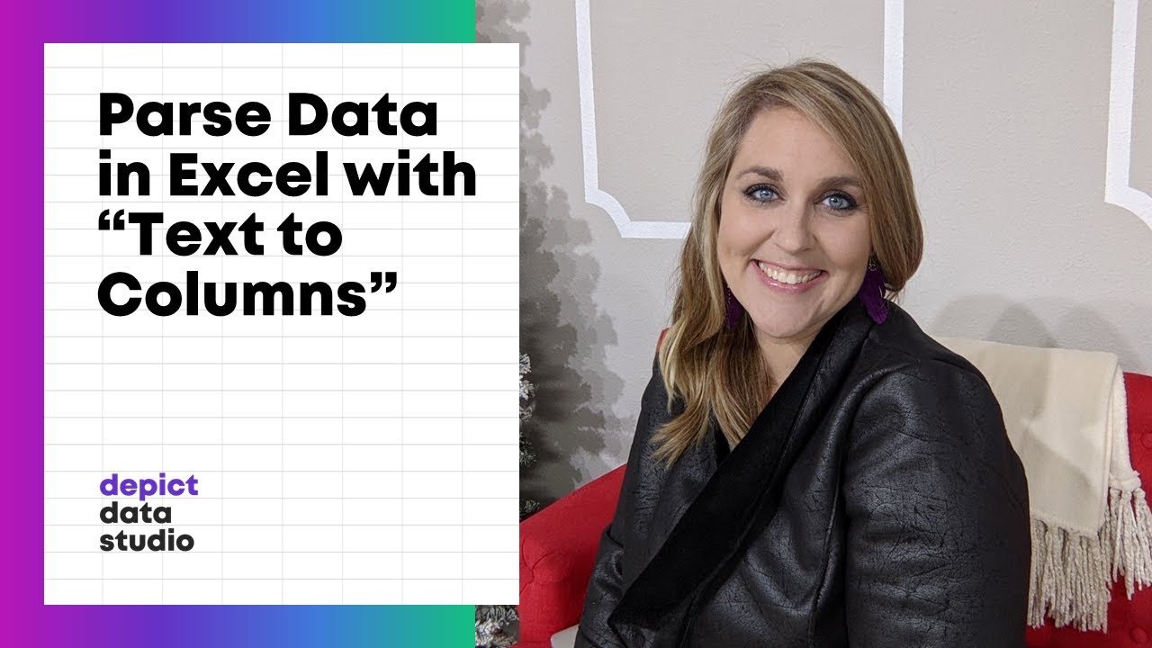 How To Parse Data In Excel Using The text To Columns Feature YouTube