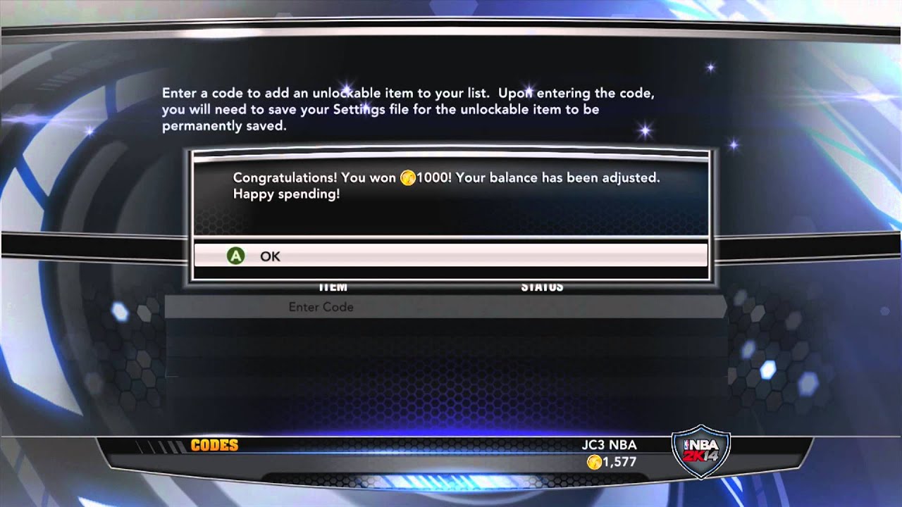 Nba 2k14 codes xbox 360 offline - igokum