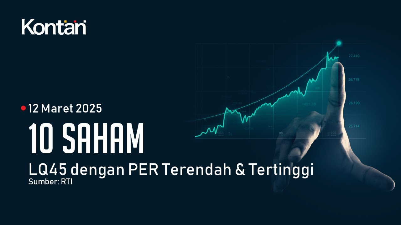 IHSG Hari Ini Menguat, 10 Saham LQ45 dengan PER Terendah & Tertinggi 12 ...