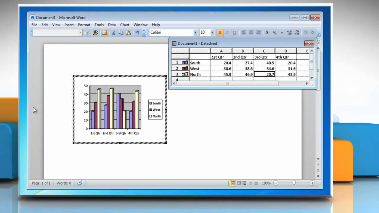 Make A Graph In Word