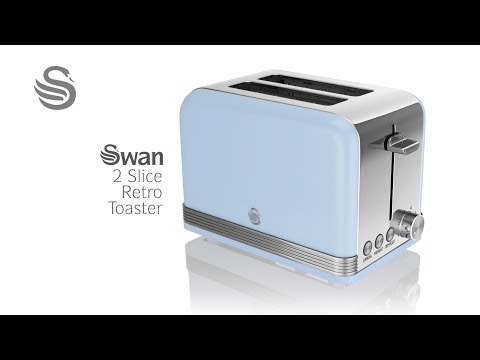 Swan Attractive Retro 2 Slice Toaster - No Fuss Deal