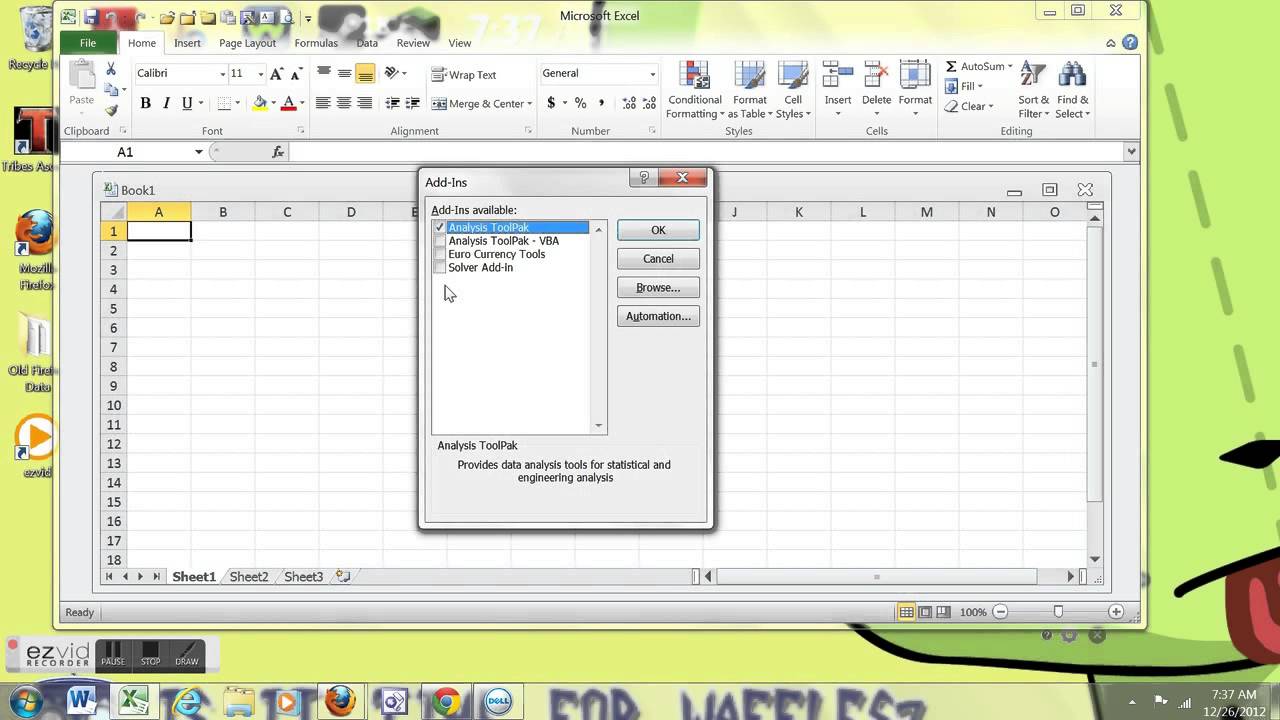 Excel 2010 Add Ins YouTube