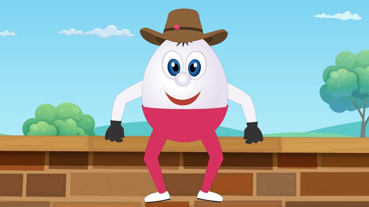 Humpty Dumpty Sat On A Wall | Nursery Rhyme with Lyrics - YouTube