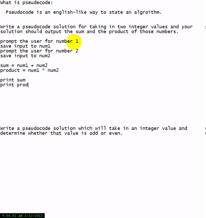 What Is Pseudocode YouTube