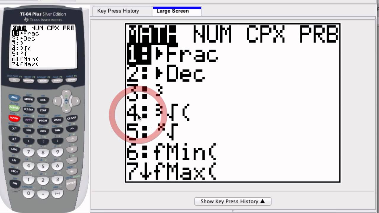 Graphing Calculator Cubes And Cubed Roots YouTube