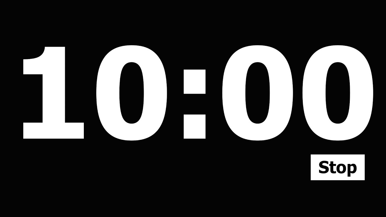 10 Minute Countdown Timer YouTube