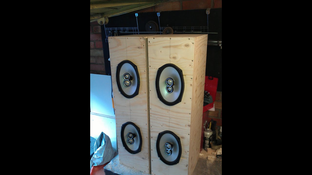 How To Build Home 6x9 Speaker Box Cab YouTube
