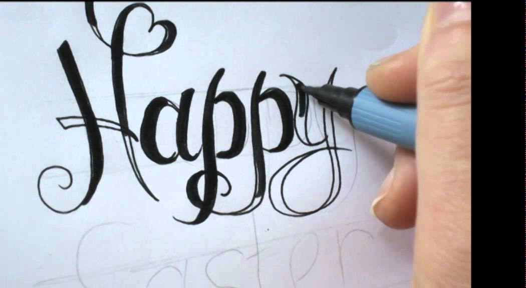 Write Fancy Calligraphy Letters For Cards YouTube