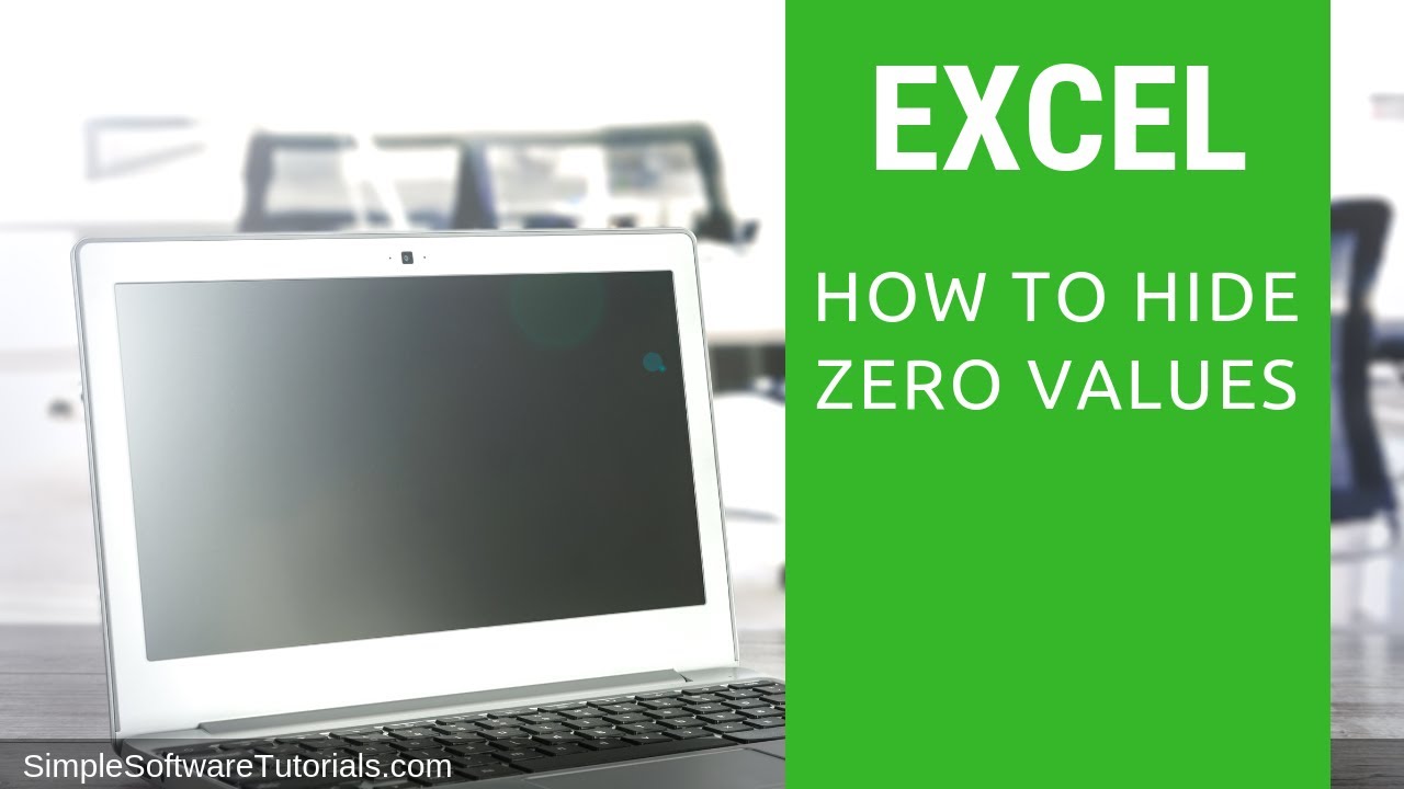 Tutorial How To Hide Zero Values In Excel 2010 YouTube