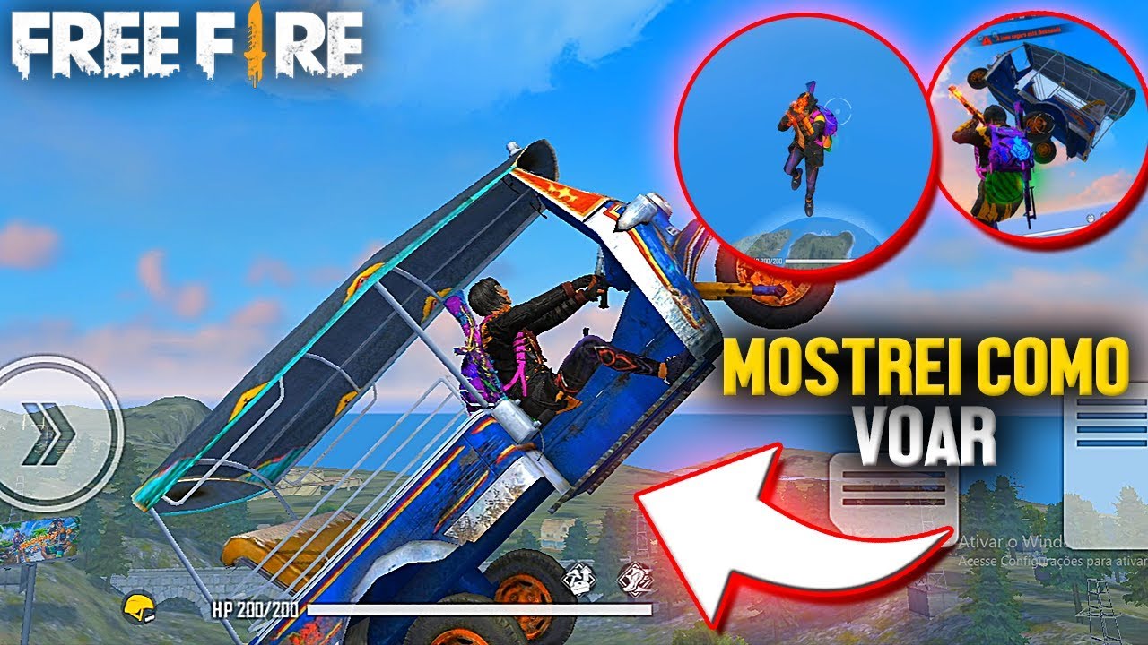 VOLTOU!! FIZ O NOVO BUG QUE FAZ O CARRO VOAR MUITO NO FREE FIRE | Free Fire Mania