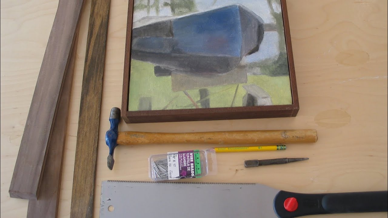 A Simple Way To Frame Your Art Work Paintings By Jon Peters YouTube