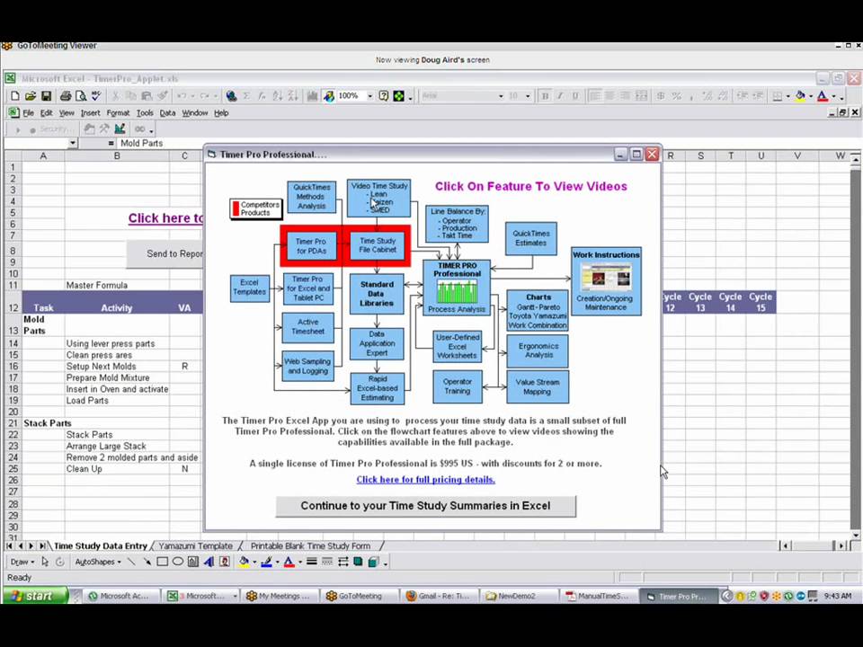 Time And Motion Study Template YouTube