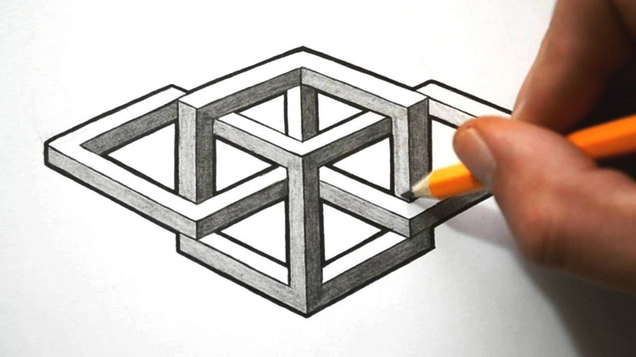 How To Draw A Complex Impossible Shape YouTube