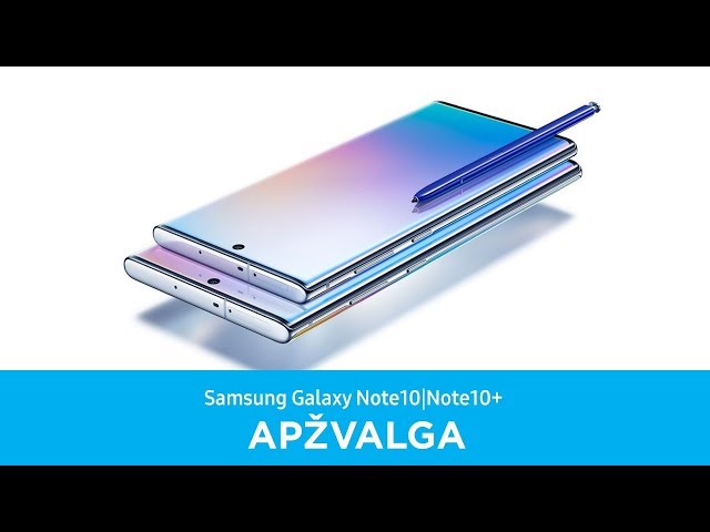 [Nuo 0.00 €] Samsung Galaxy Note 10 Plus 256GB N975 Aura Black (Juodas) | Kainos.lt
