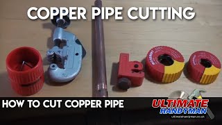 How to Deburr copper pipe