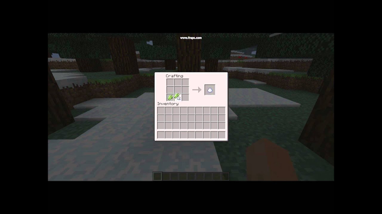Minecraft How To Make Paper YouTube