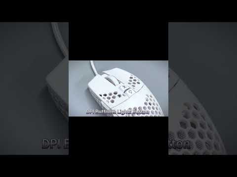SOLAKAKA SM900 White Honeycomb Wired Gaming Mouse