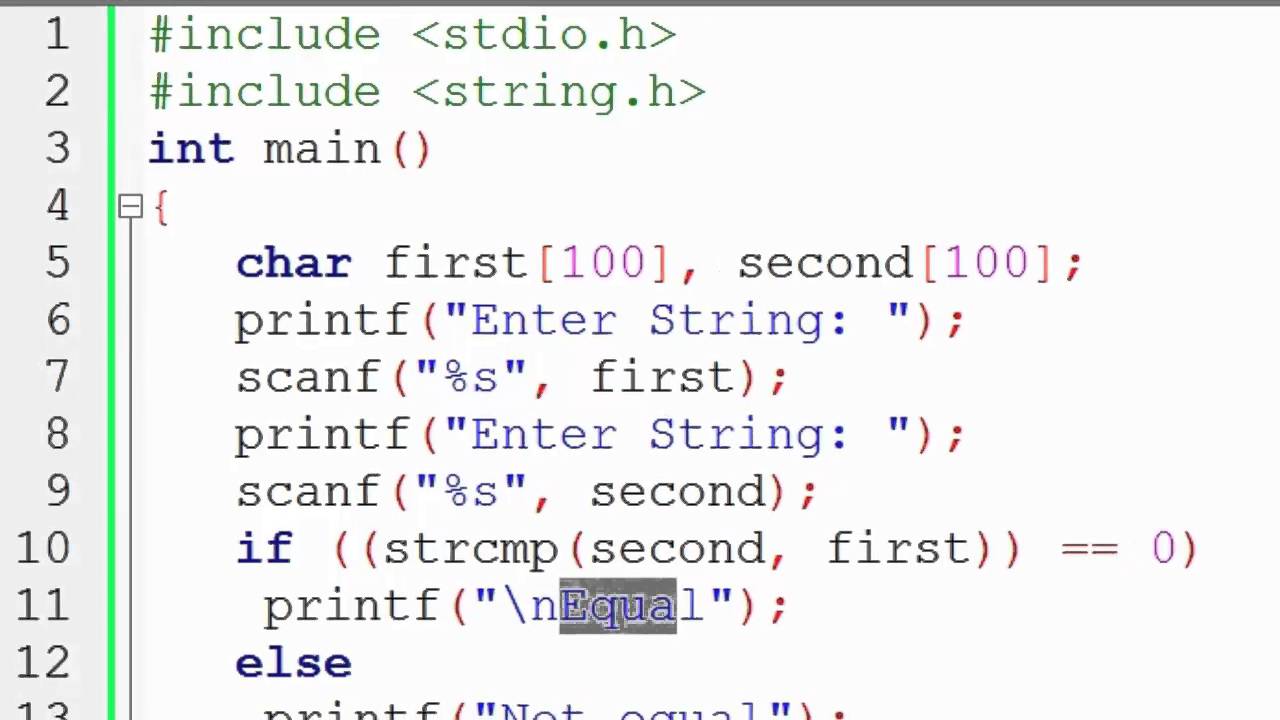 C Program To Arrange Names In Alphabetical Order Without Using String