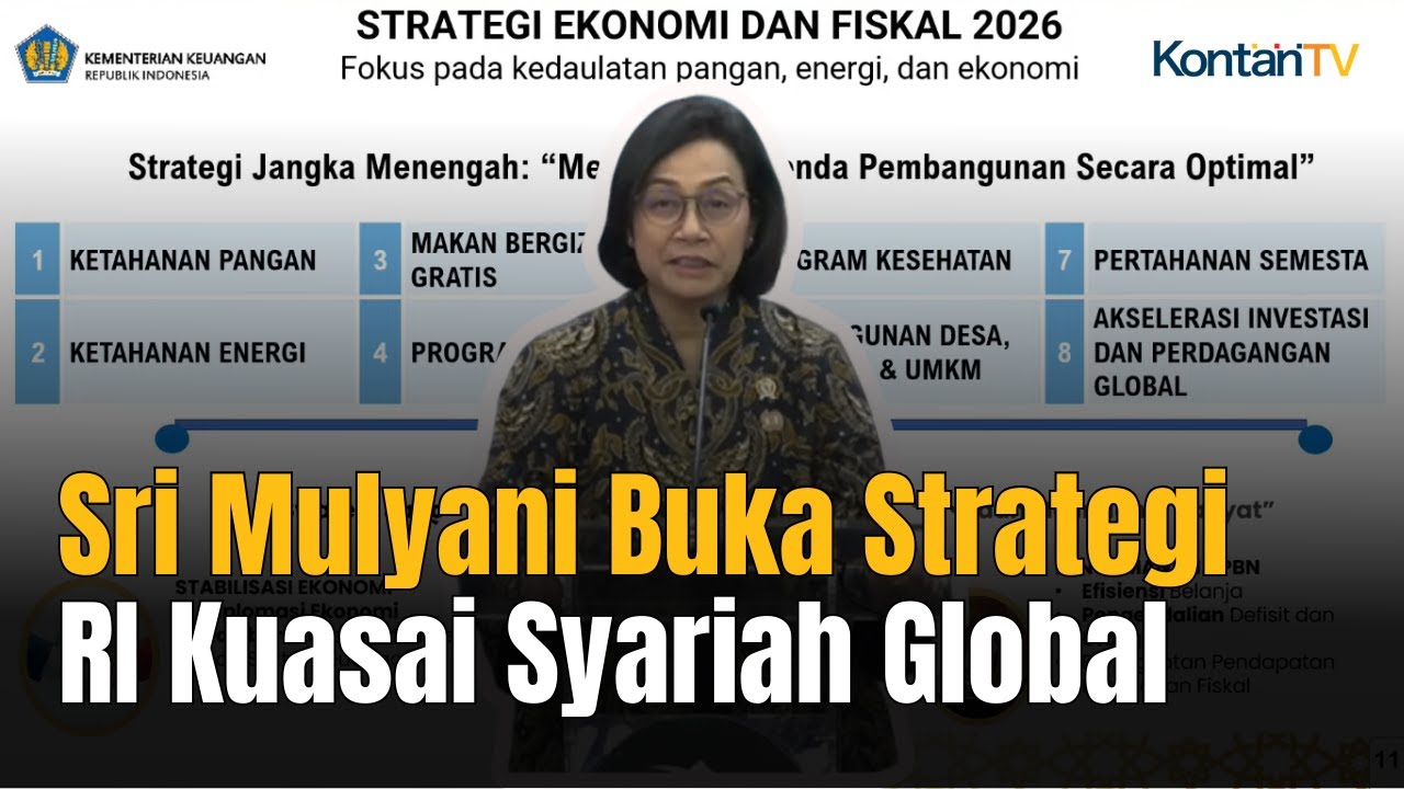 Sri Mulyani Beberkan Strategi Optimalkan Potensi agar Indonesia Menjadi Pusat Syariah Global