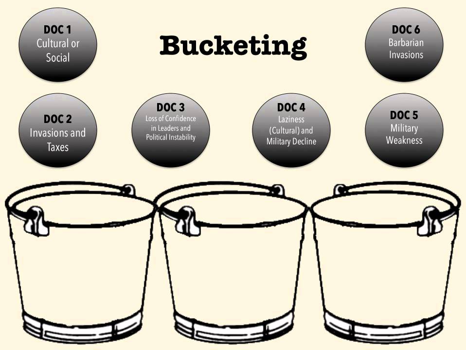 Standard DBQs Step 3 Bucket The Evidence YouTube
