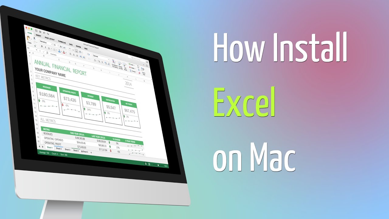 How To Install Excel On Mac YouTube