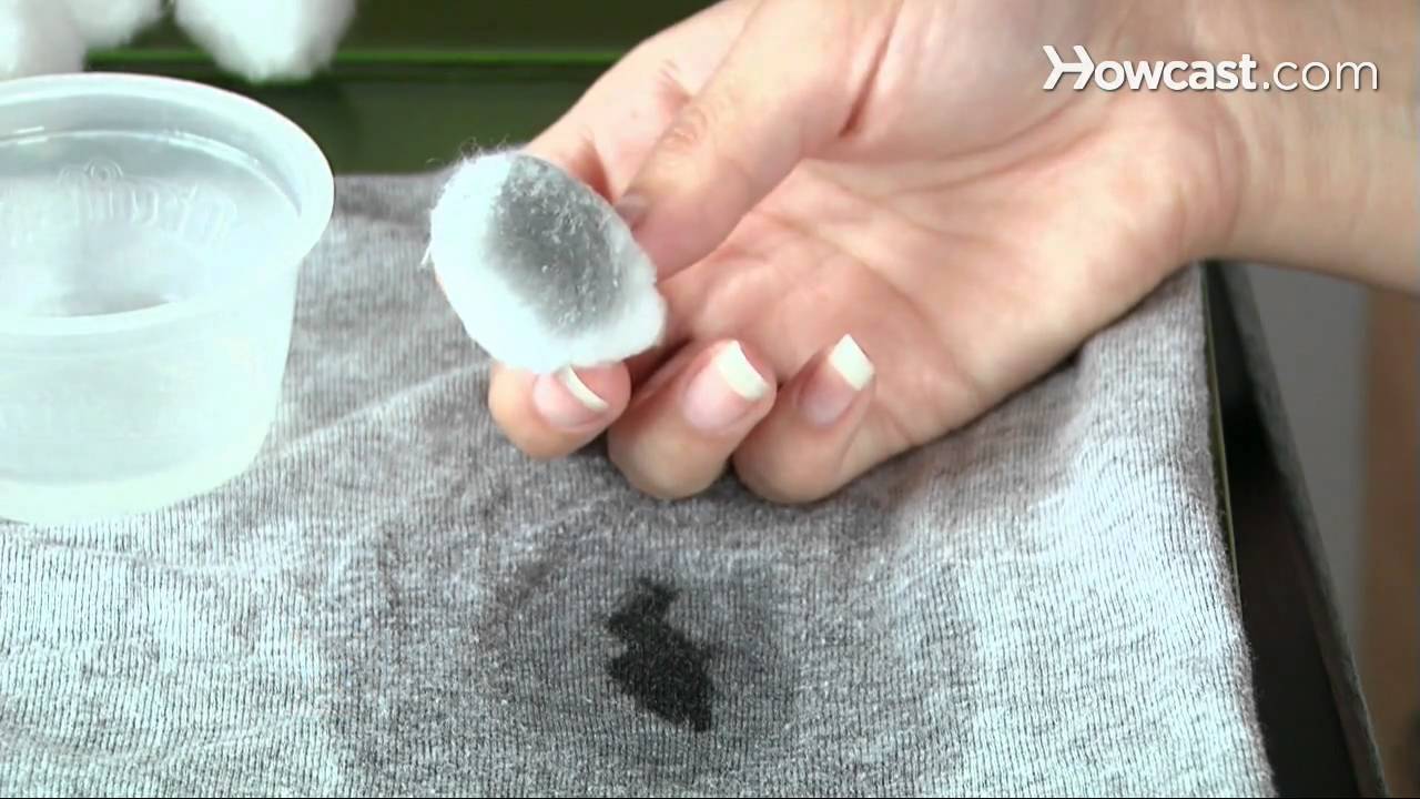 How To Remove Ink Stains From Fabric YouTube