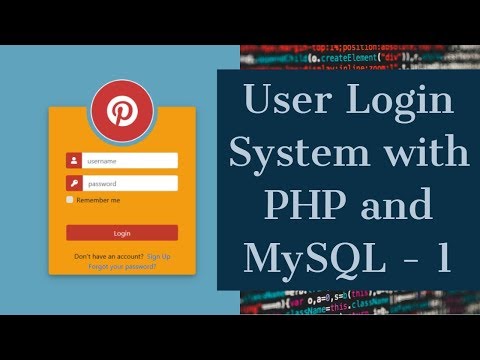 User Login System with PHP and MySQL 1 - Login Form Design Using ...