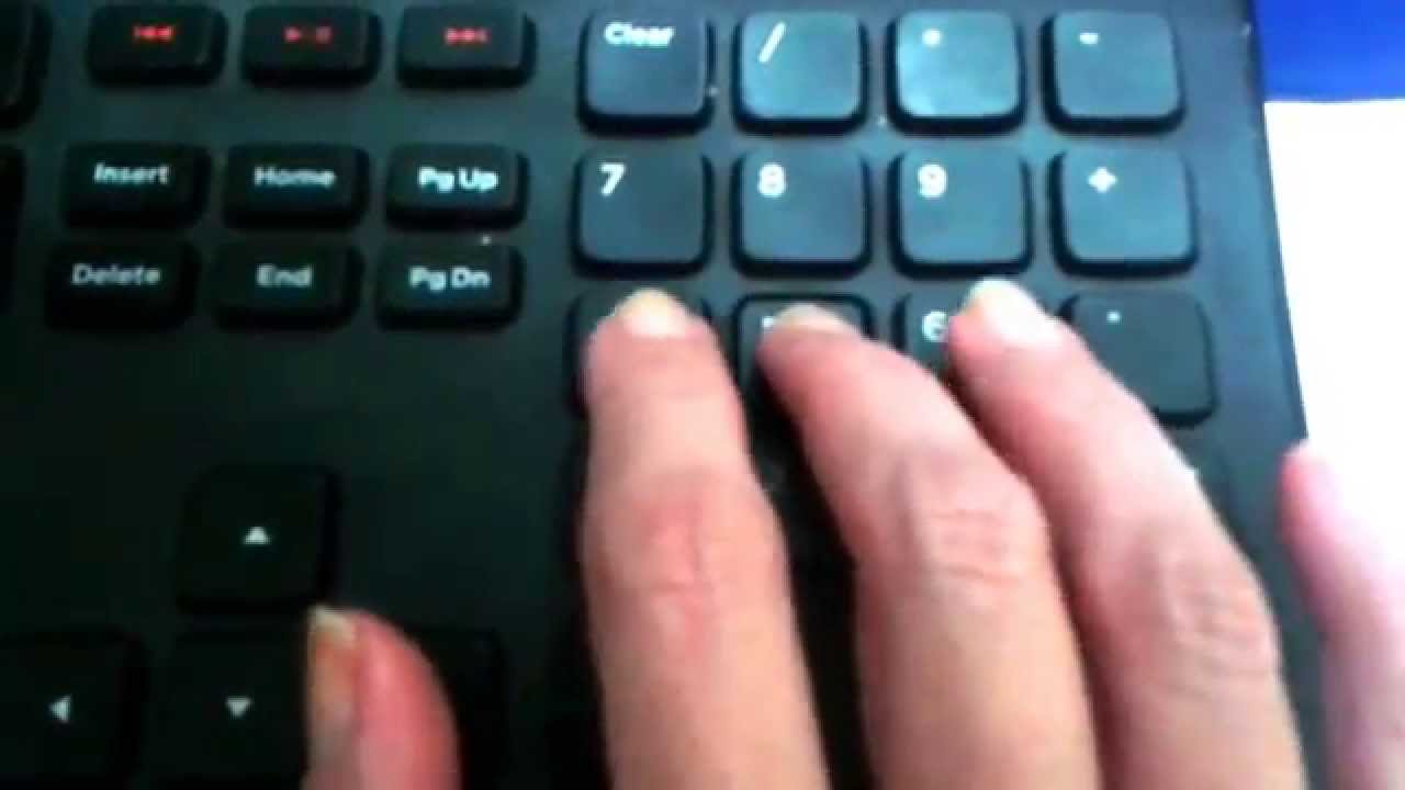 Digitação de teclado numérico aula 2 - YouTube
